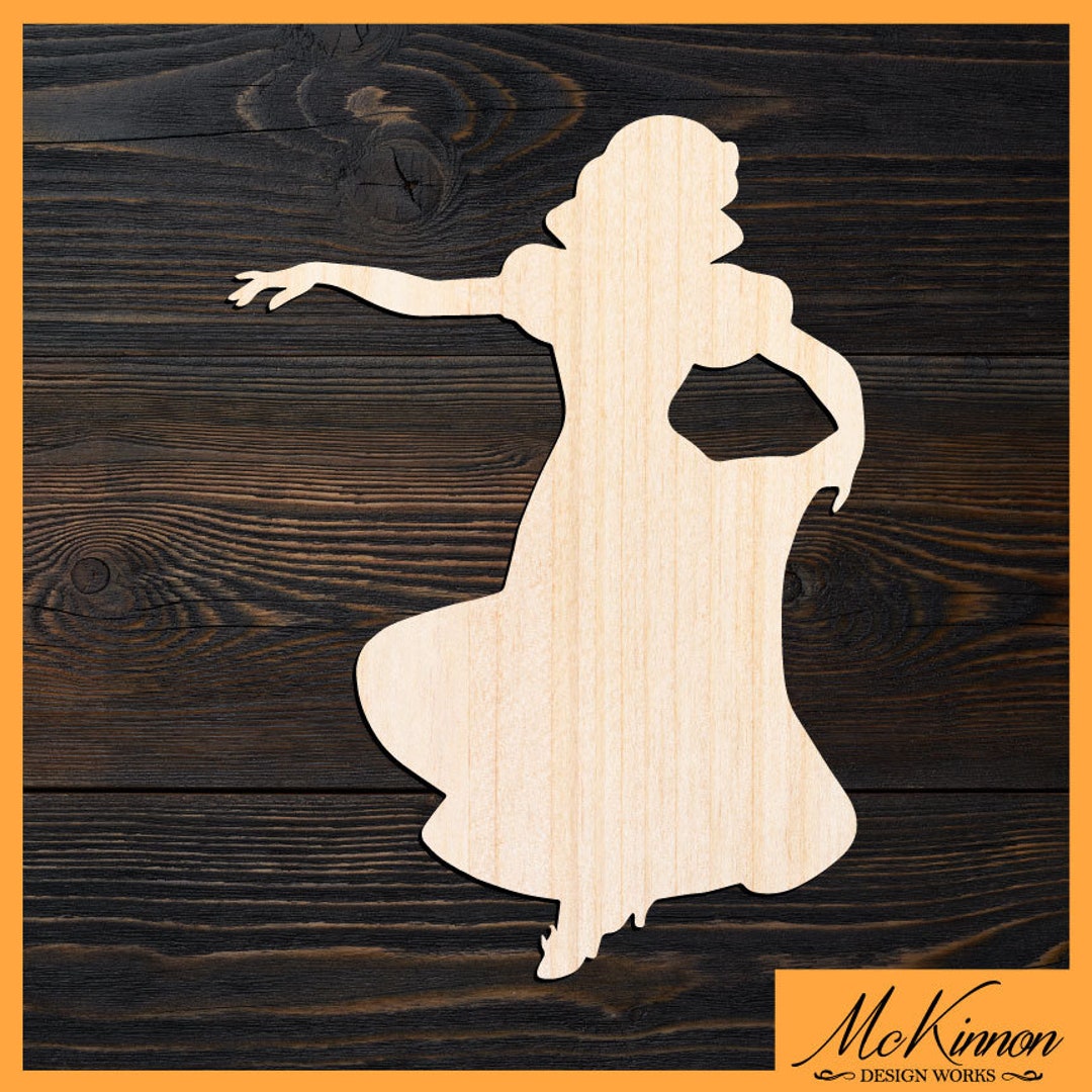 Snow White Cutout, Disney Laser Cut Unfinished Wood Shapes, Disney ...