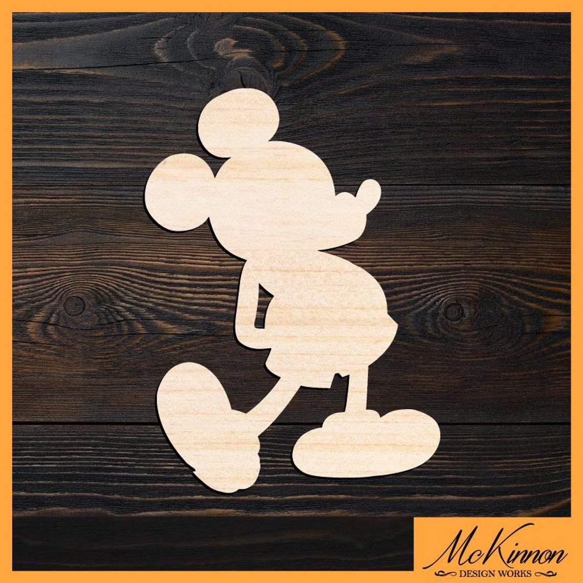 Mickey Mouse Cutout, Disney Laser Cut Unfinished Wood Shapes, Disney ...