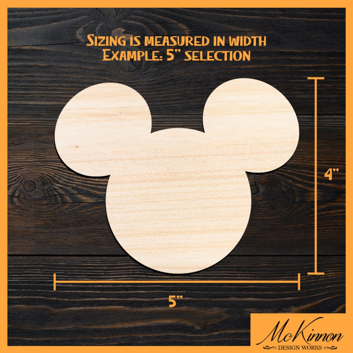 Mickey Mouse Cutout, Mickey Mouse Laser Cut Unfinished Wood Shapes, Mickey Mouse Head Cutouts ...