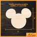 Mickey Mouse Cutout, Mickey Mouse Laser Cut Unfinished Wood Shapes ...