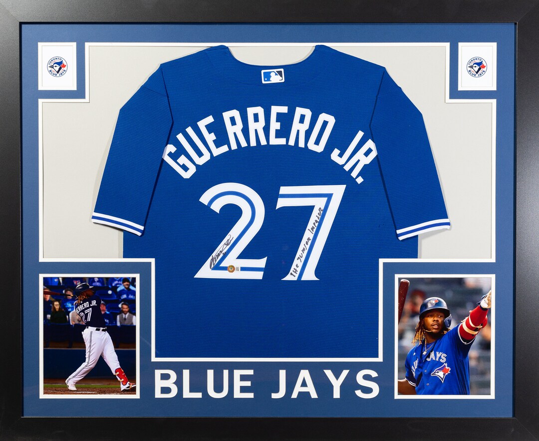 Vladimir Guerrero Jr. Autographed, Professionally Framed, Toronto Blue ...