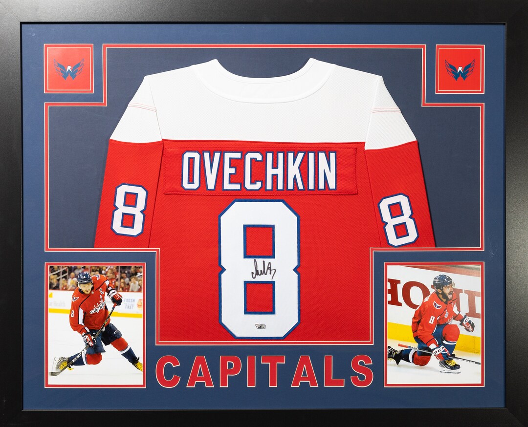 Alex Ovechkin Autographed, Professionally Framed, Washington Capitals ...