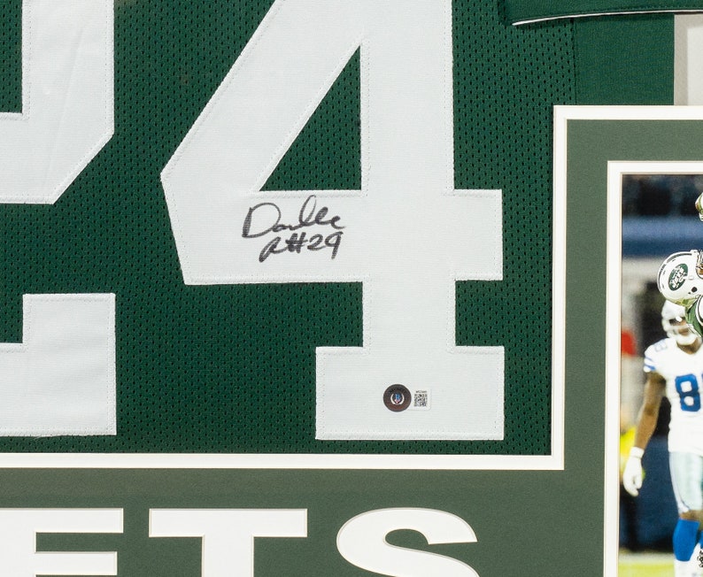Darelle Revis Autographed, Professionally Framed, New York Jets Jersey ...