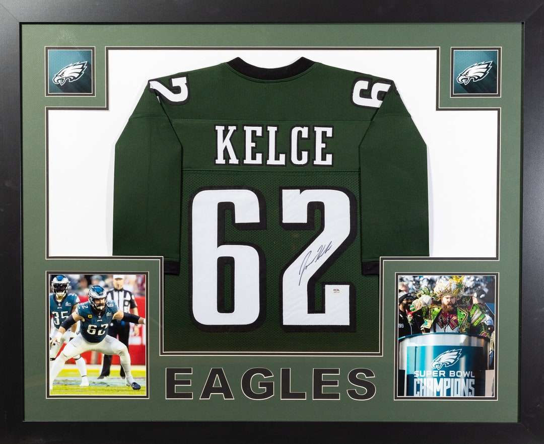 Jason Kelce Autographed, Professionally Framed, Philadelphia Eagles ...
