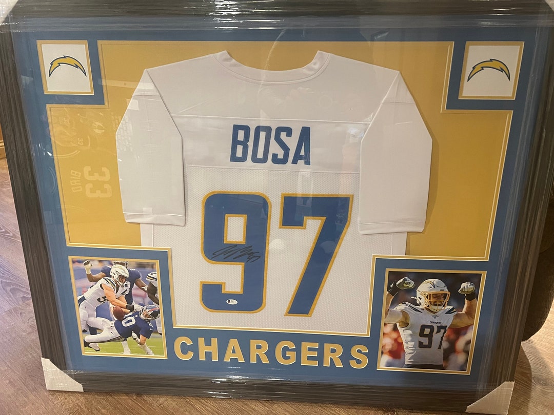 Joey Bosa Autographed, Professionally Frames, Los Angeles Chargers ...