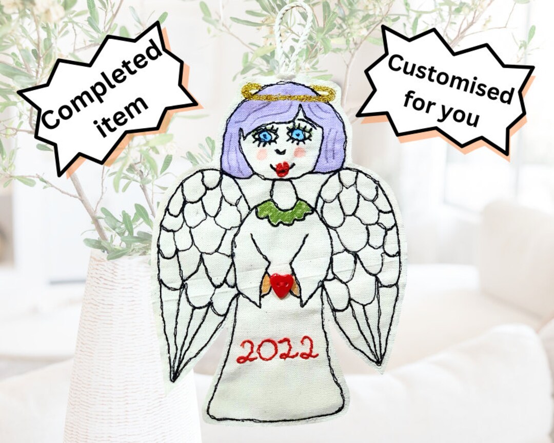 Polly Potty Mouth - Angel With Red Heart Button - Made to Order ...