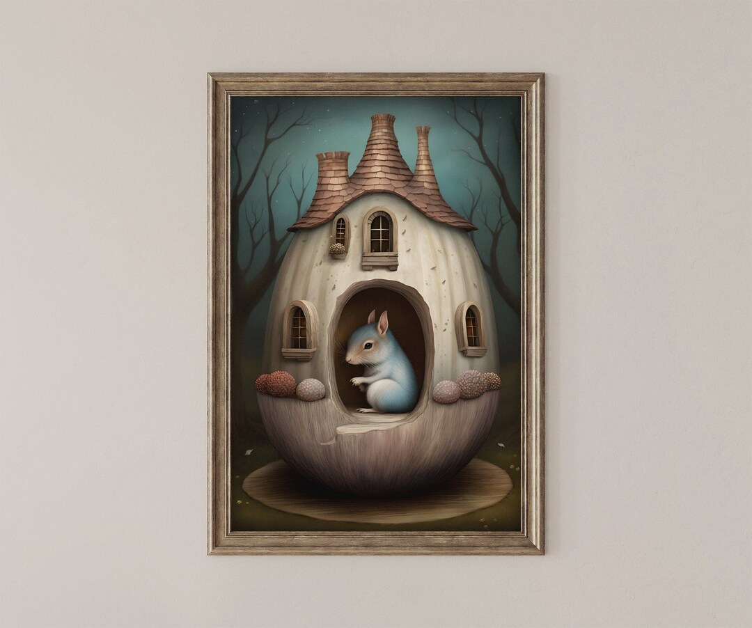 Acorn Home PRINTABLE Surrealism Cottagecore Eclectic Farmhouse ...