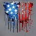 Melting American Flag Png | American Flag Png | Vector Graffiti ...