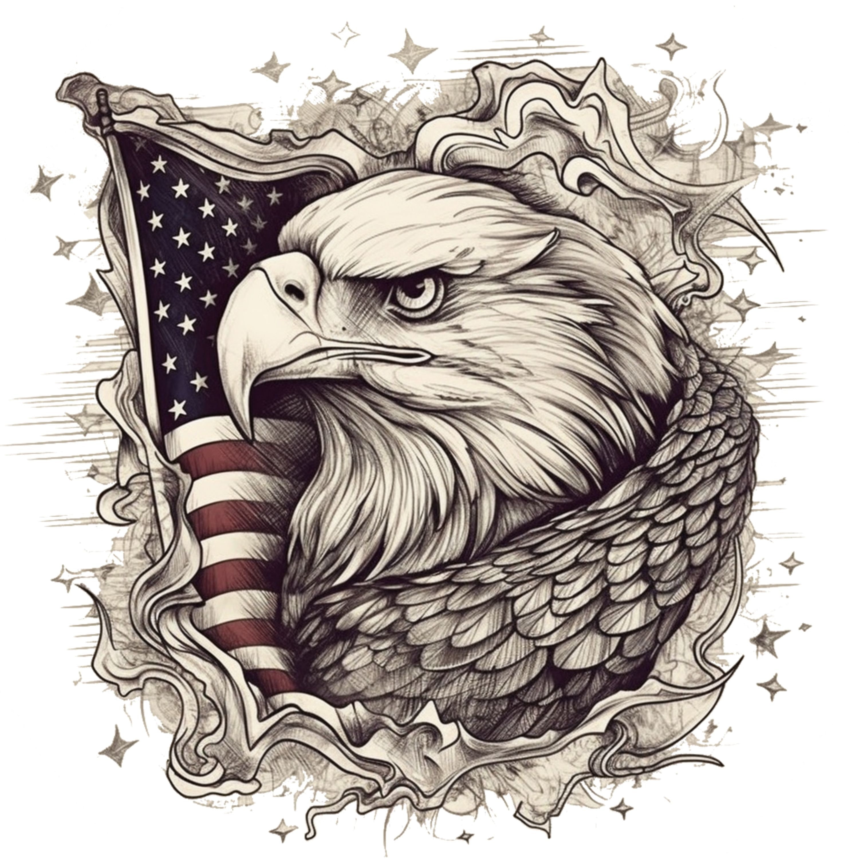 Bald Eagle and Flag Png Bald Eagle and Flag Bald Eagle Metal Art Eagle ...