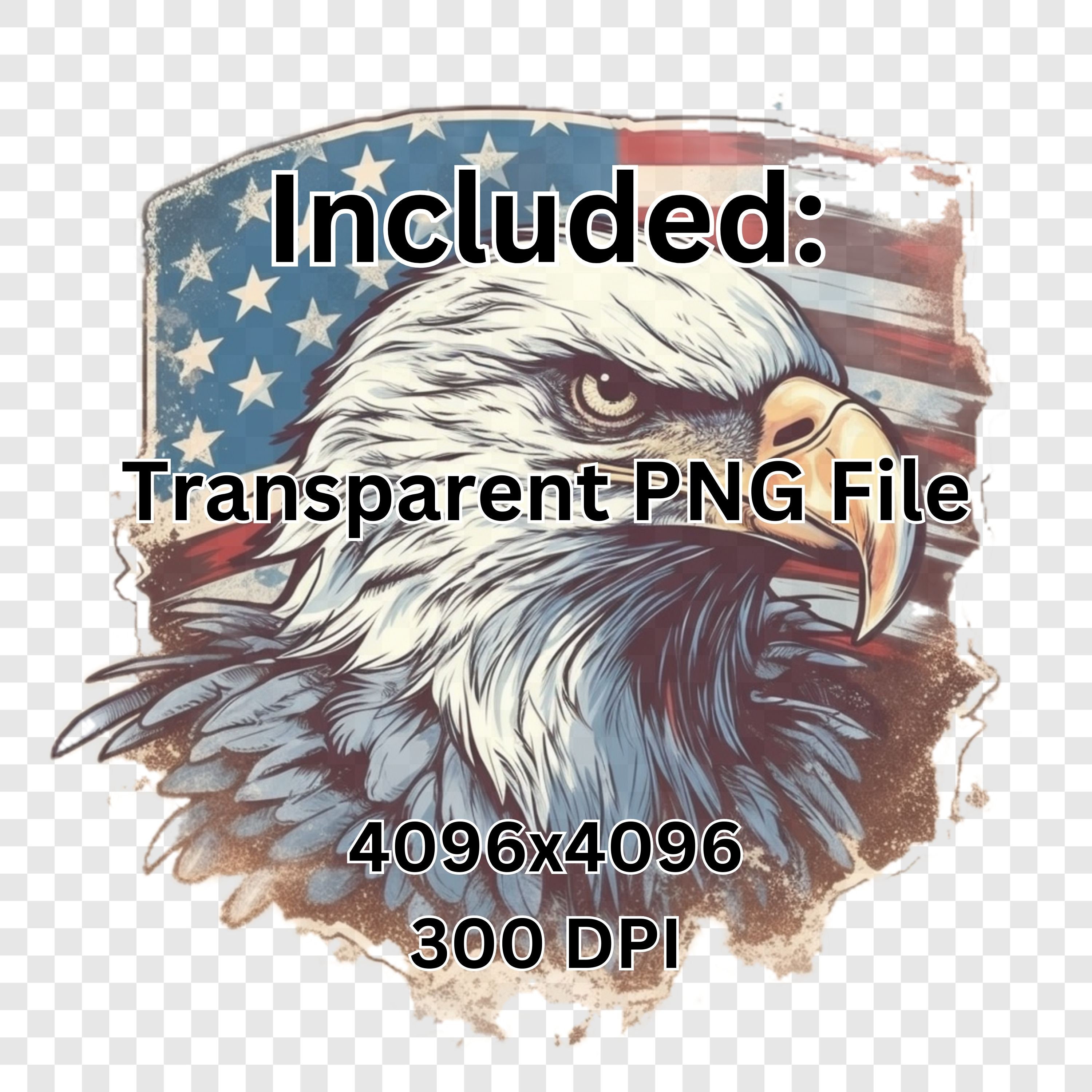 Patriotic American Flag Bald Eagle Sketch Clipart Patriotism Sketch ...