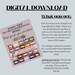 WHOLE SHOP Seamless Paper Pack Bundle Instant Digital Download Tiled ...