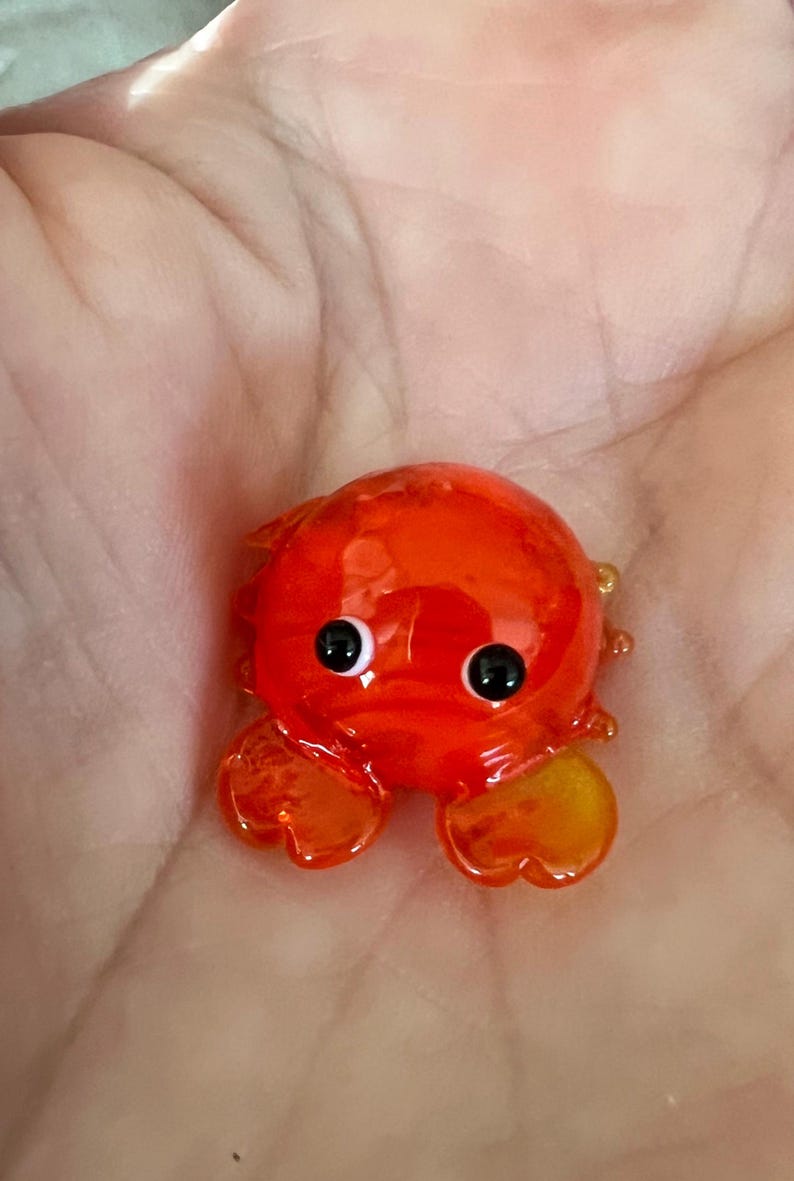Glass Pufferfish and Friends Figurine, Blown Murano Style Art Glass - Etsy