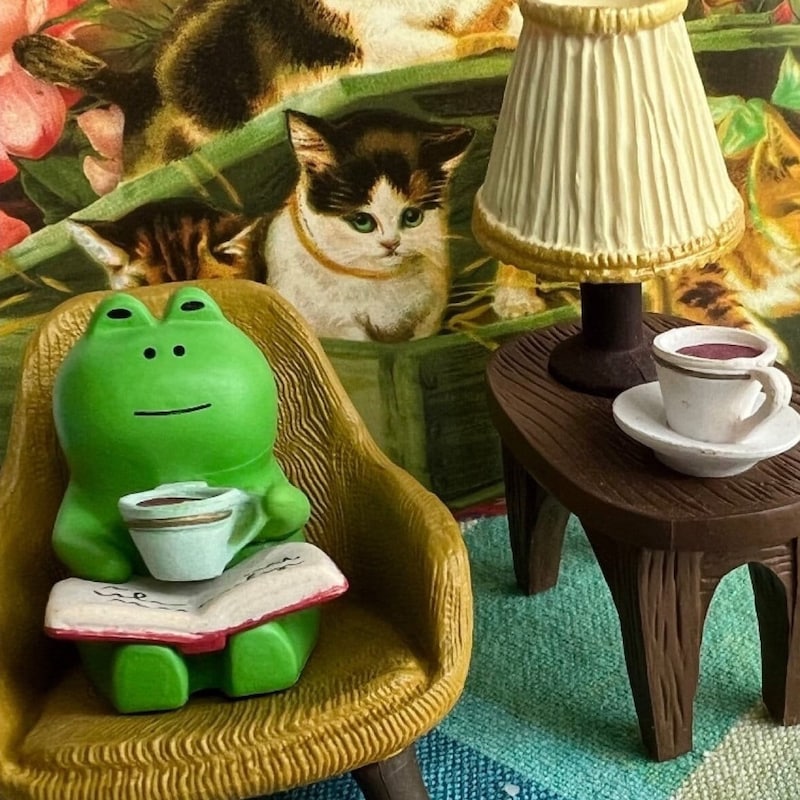 Miniature Desk Decor Frog - Etsy