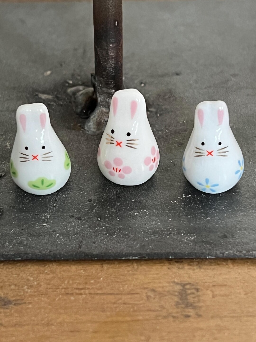 Bunny Beads/ceramic Rabbit Beads for Jewelry Making - Etsy
