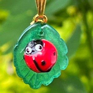 Ladybug Necklace, Gift for Her. - Etsy