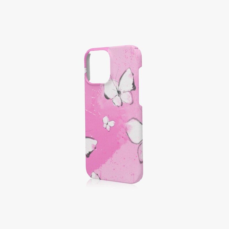 Personalized Butterflies Dream Phone Case| Pink and White Butterflies ...