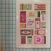 Pink Retro Match Box Collage Digital Print - Etsy