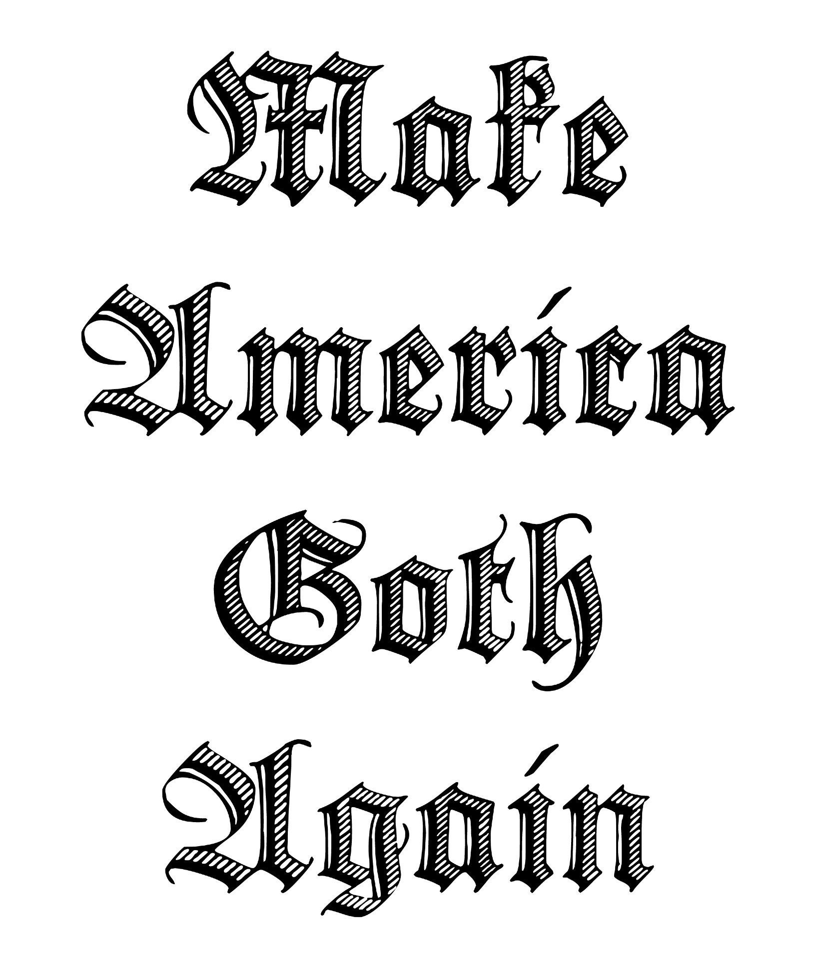 Make America Goth Again PNG - Etsy