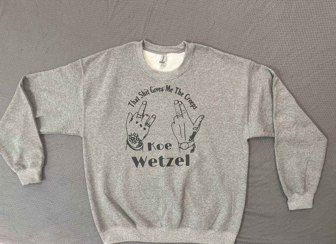 Koe Wetzel Creeps Crewneck - Etsy