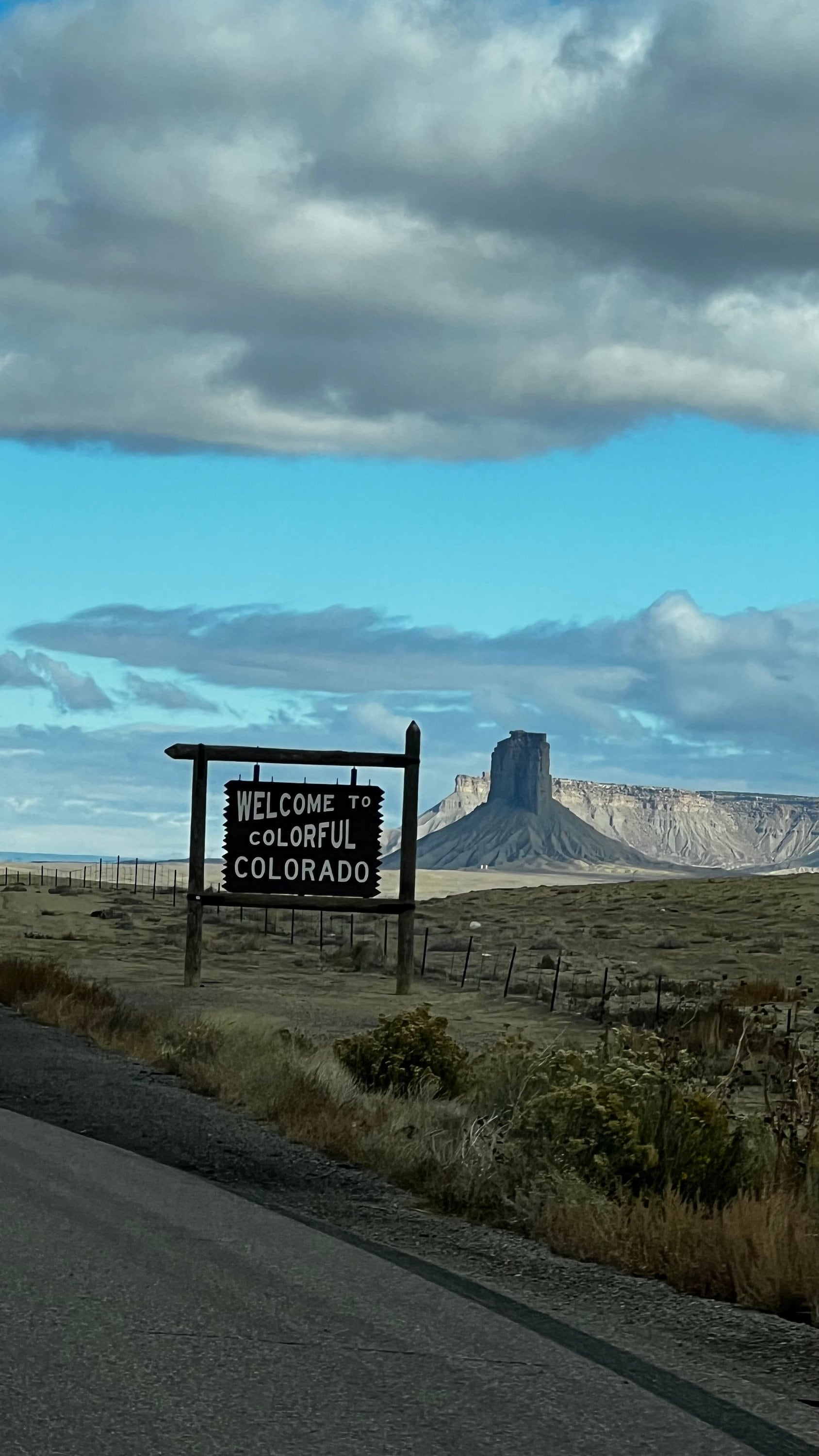 Welcome to Colorado Sign (4 Different Photos) With Ute Mountain Tribal ...