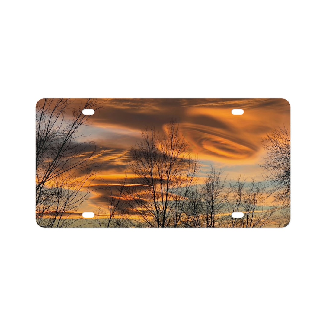 Alien Clouds Idaho License Plate - Etsy