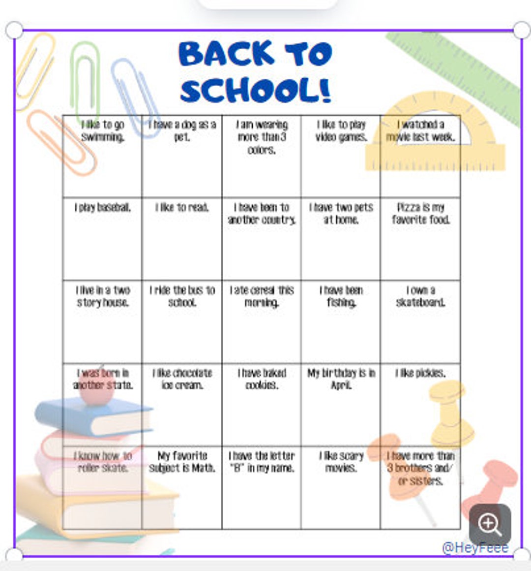 Back to School Activities - Etsy