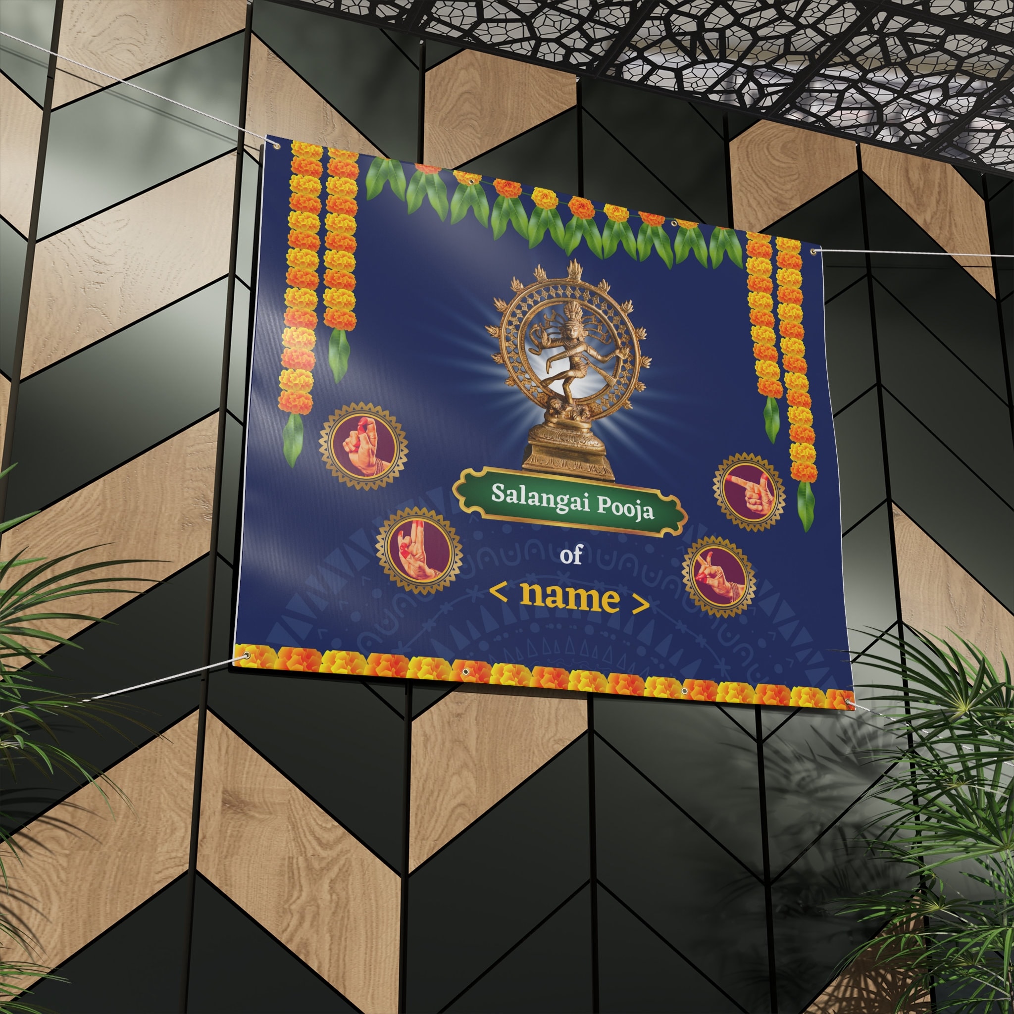 Bharatanatyam Salangai Pooja Matte Banner - Etsy