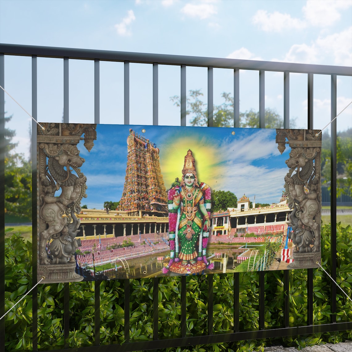 Matte Banner - Madurai - Meenakshi Backdrop - Etsy