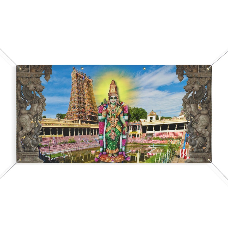 Matte Banner - Madurai - Meenakshi Backdrop - Etsy