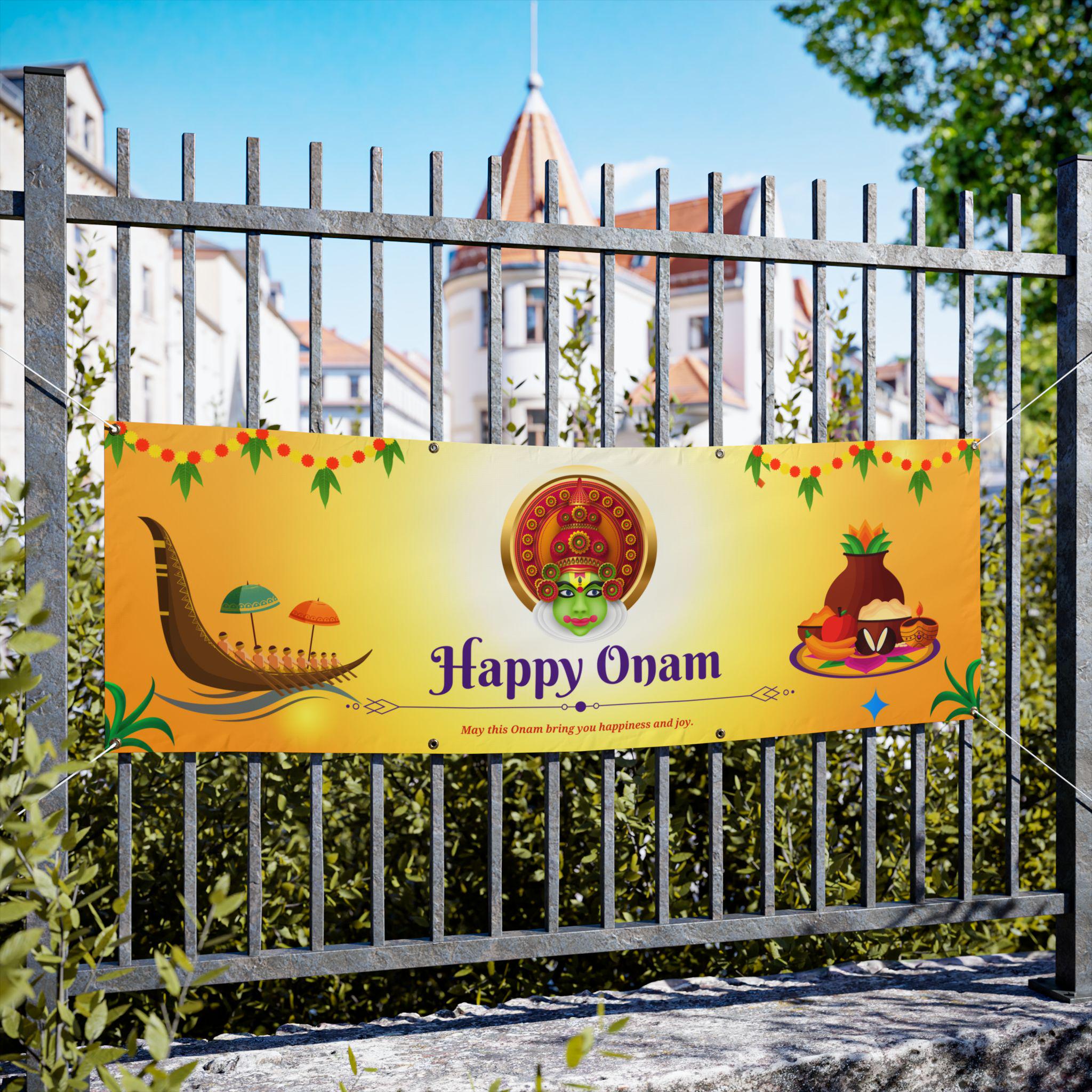 Vinyl Banner - Onam Festival - 6 Feet (L) X 2 Feet (H) - Etsy
