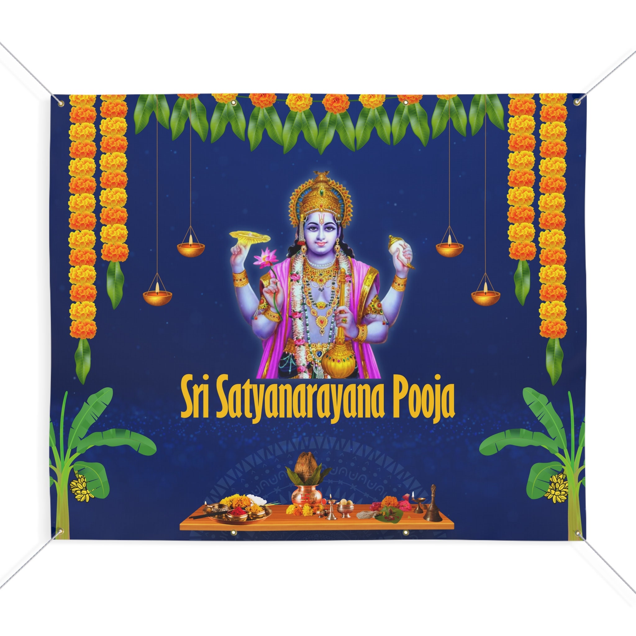 Satyanarayana Swamy Pooja Decoration