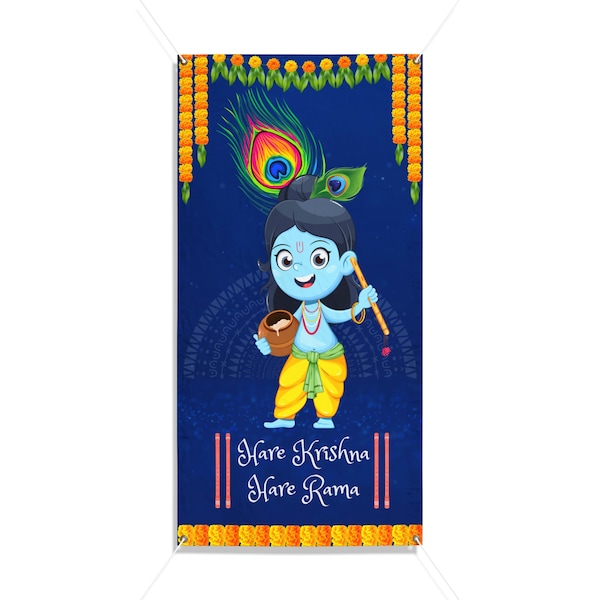 Krishna Theme Backdrop - Etsy