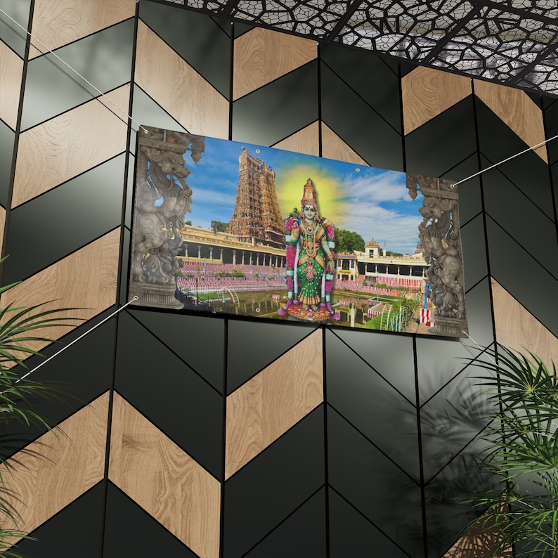 Matte Banner - Madurai - Meenakshi Backdrop - Etsy