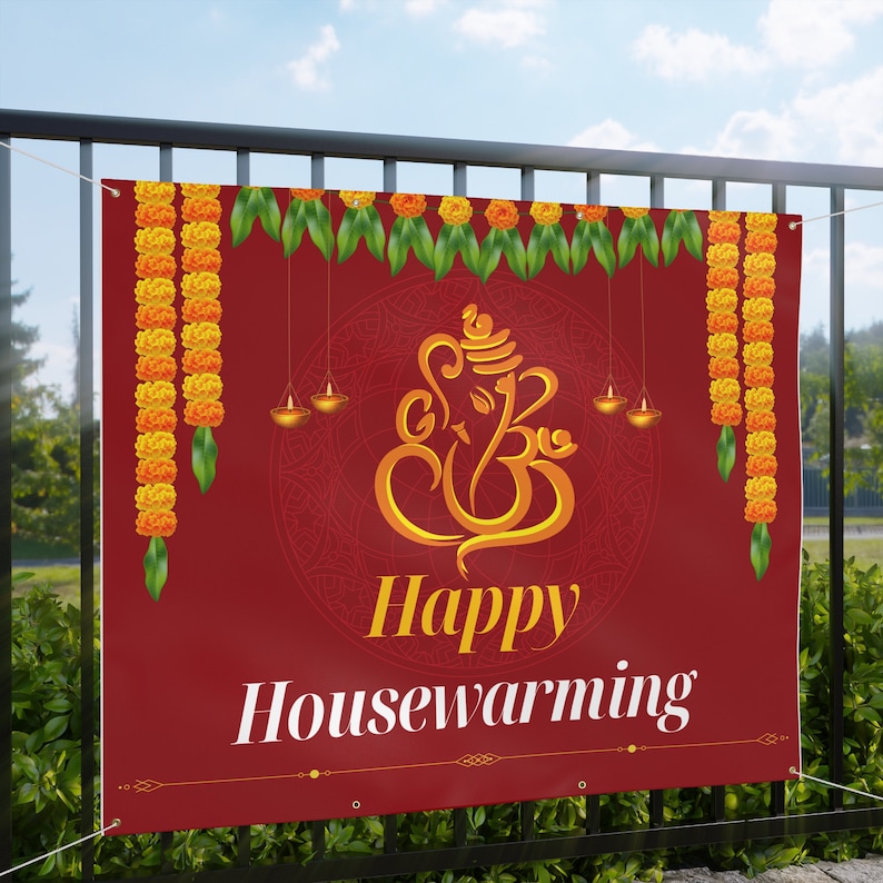Happy Housewarming Matte Banner Vinyl - Etsy
