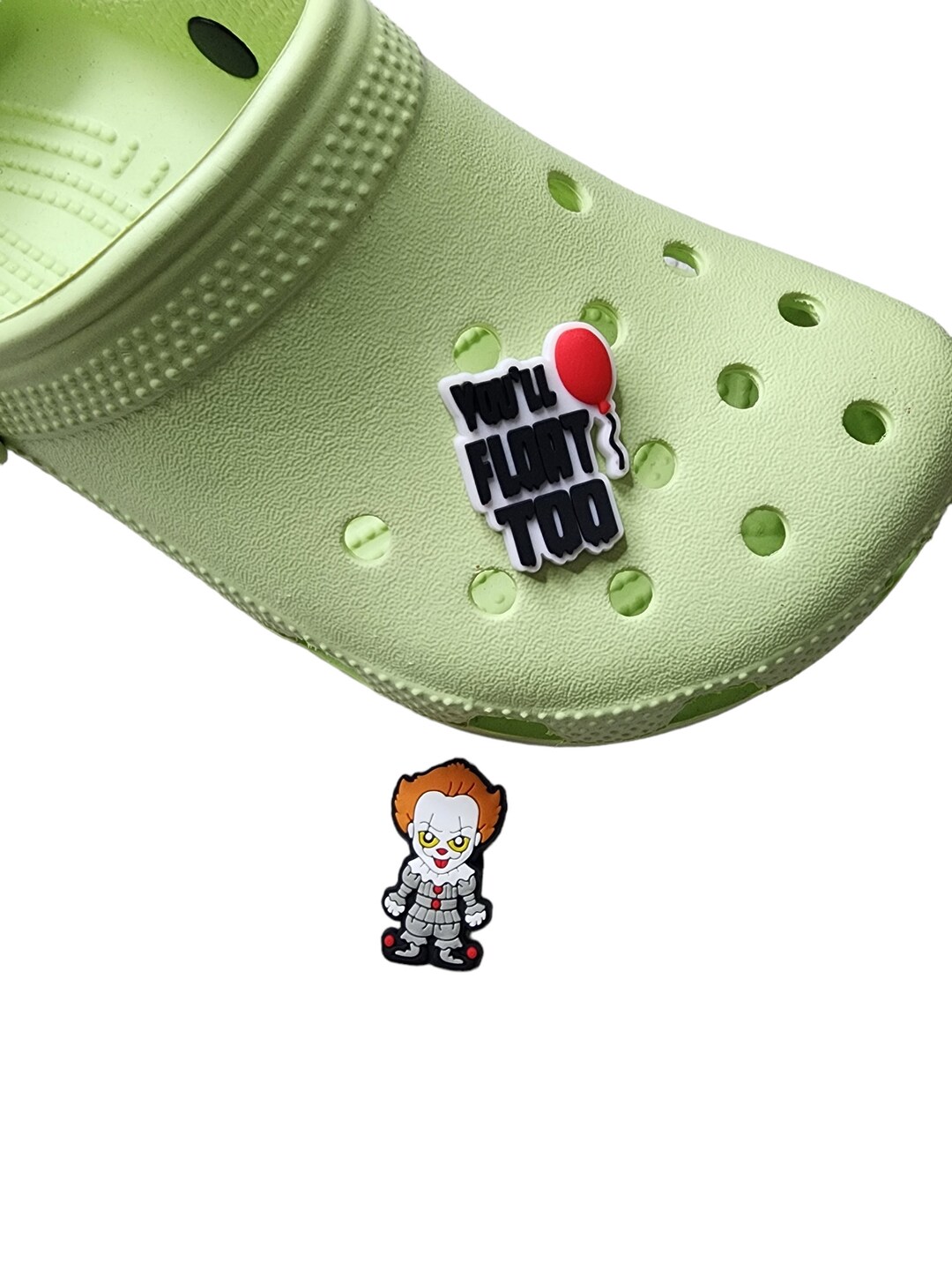 Spooky Clown Horror Film Character Croc Charms - Etsy