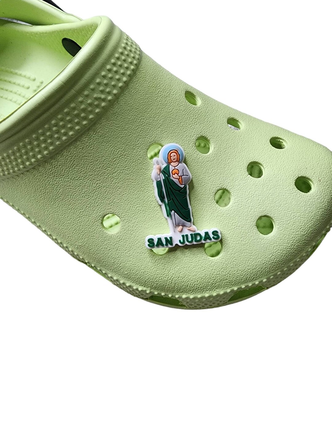 Shoe Charms Fit Crocs Clogs All Sizes San Judas Beliefs Religious Image ...