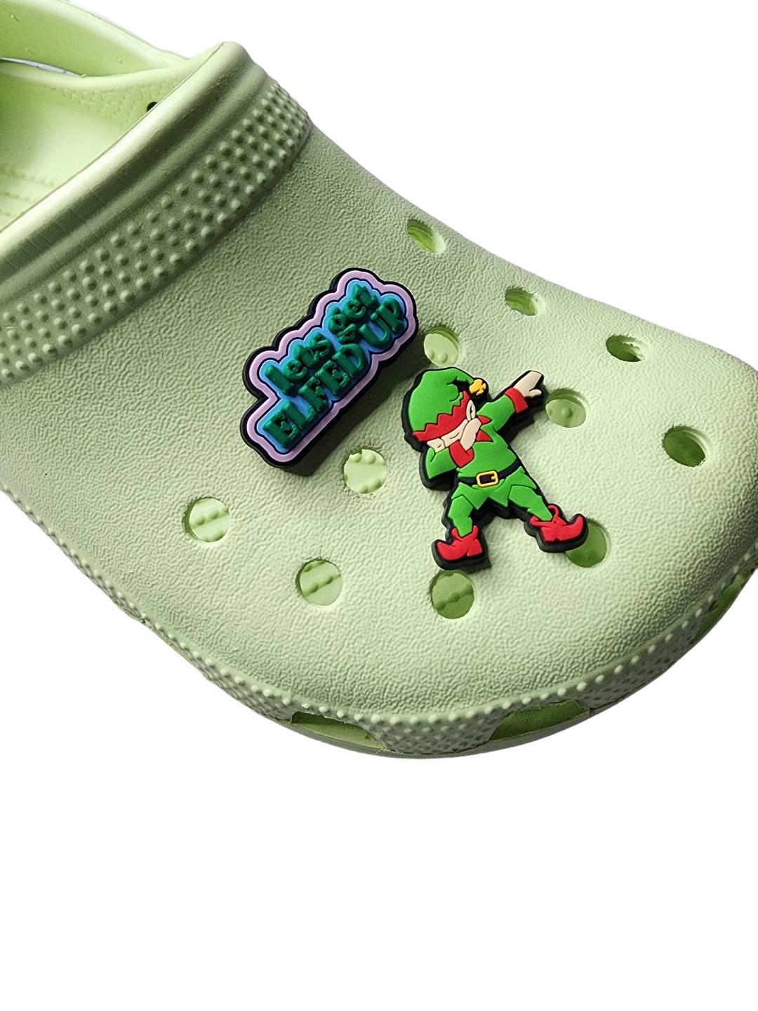 Elf Christmas CROCS Charms Holiday Theme - Etsy