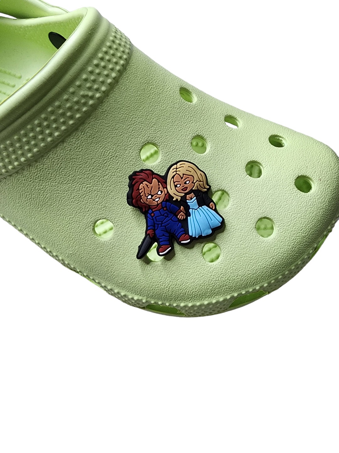 Chucky & Tiffany Charm for Crocs Horror Movie Character - Etsy