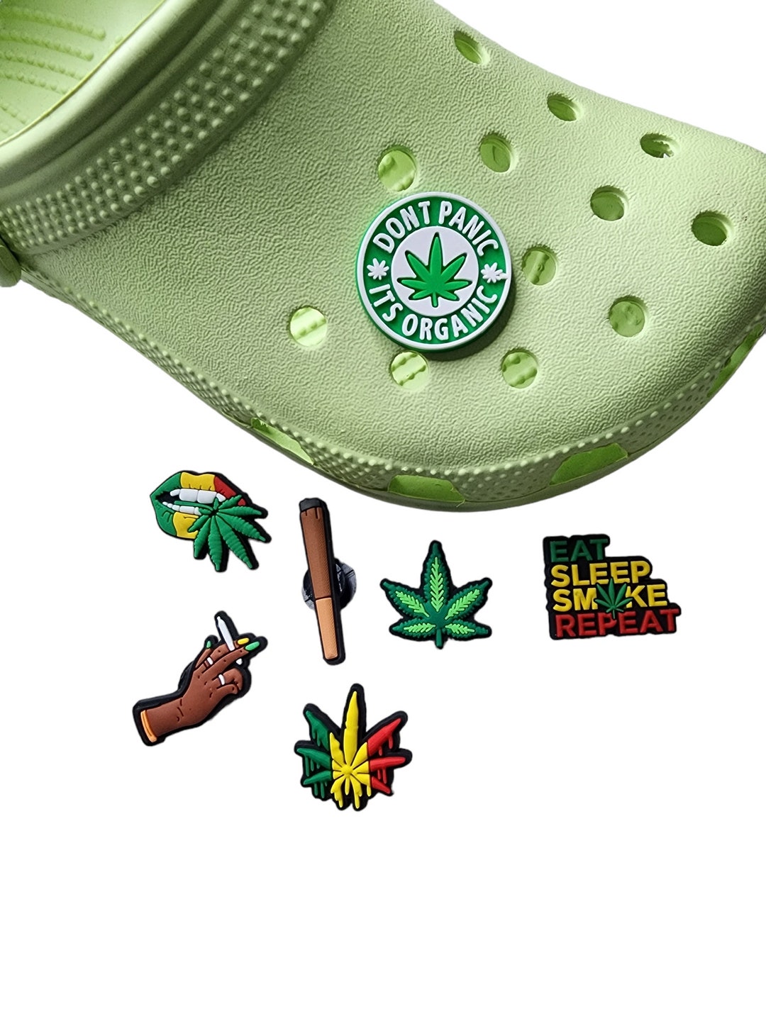 420 Croc Charms Hemp Weed Leaf Theme Stoner Gift Ideas - Etsy