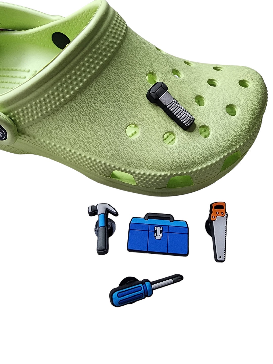 Tool Theme Croc Charms | Gift Ideas | Unique Set of 5 Tools - Etsy