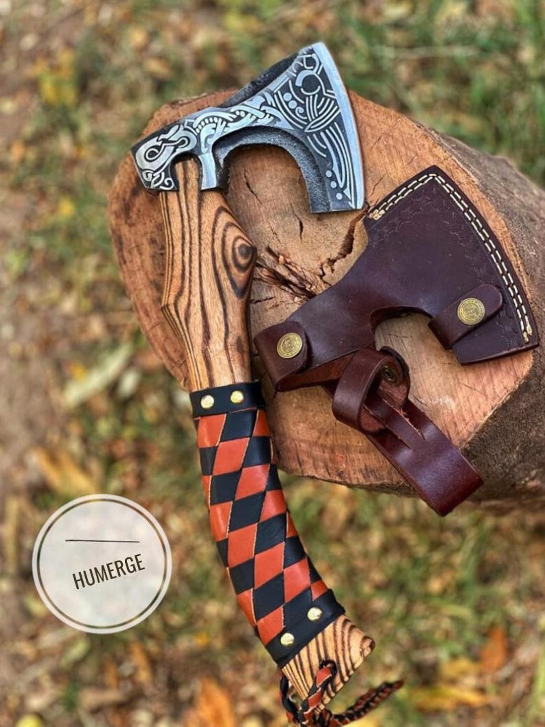 Beautiful Custom Handmade Viking Forged Axe, Groomsmen Gift , Birthday ...