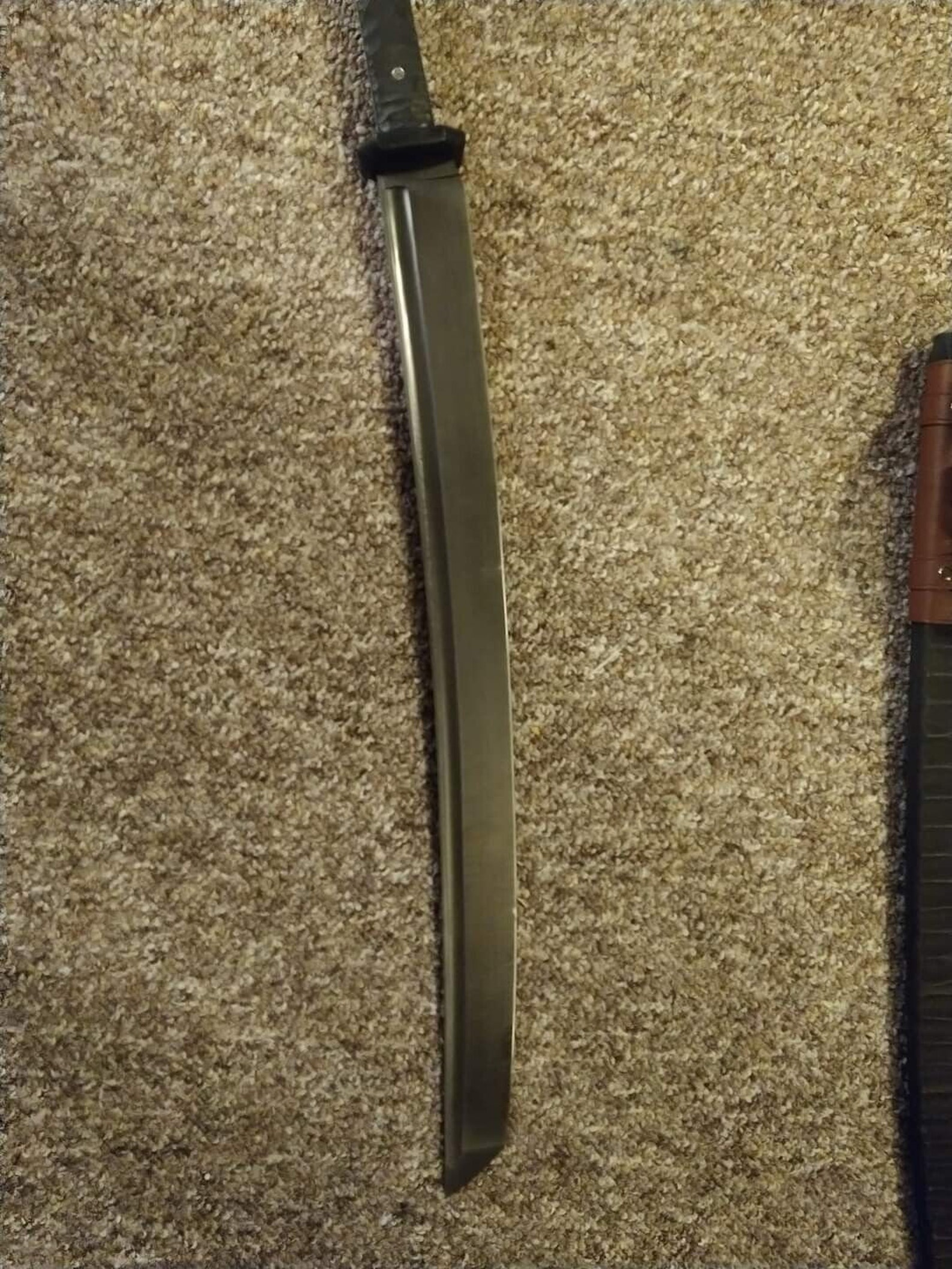 Handmade Carbon Steel Katana Sword, 30 Inch Hunting Blade With Scabbard ...