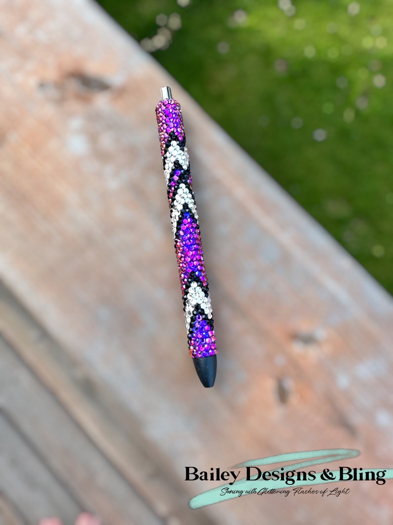 Inkjoy Gel Pen Rhinestone Pen Templates | Chain Links Lightning Strikes ...