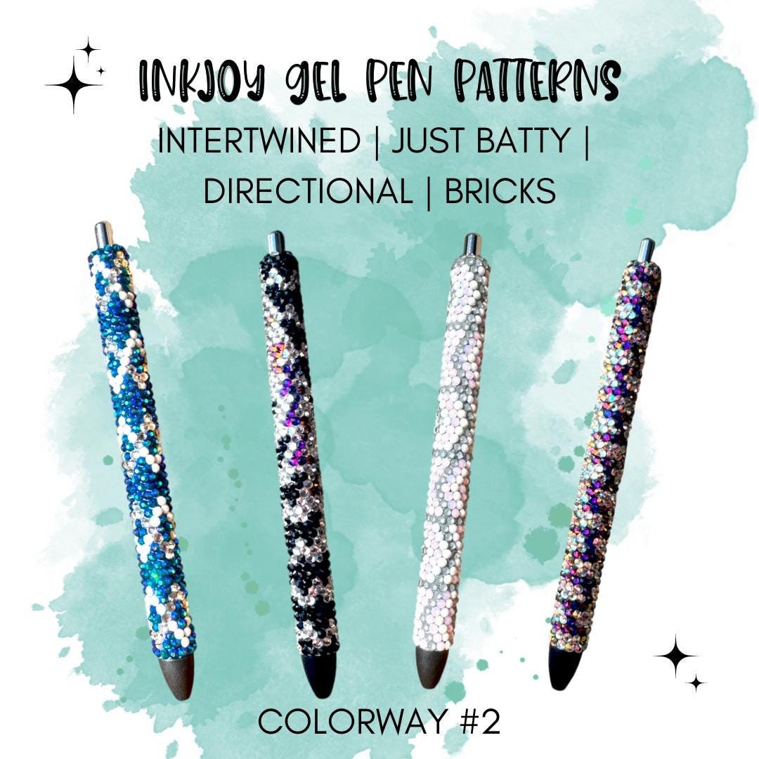 Inkjoy Gel Pen Rhinestone Pen Templates | Intertwined Just Batty ...