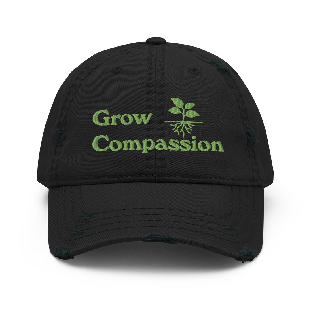 Grow Compassion Distressed Hat - Etsy