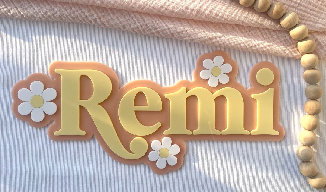 Daisy Name Sign Personalised Door Sign Daisy Name Sign - Etsy