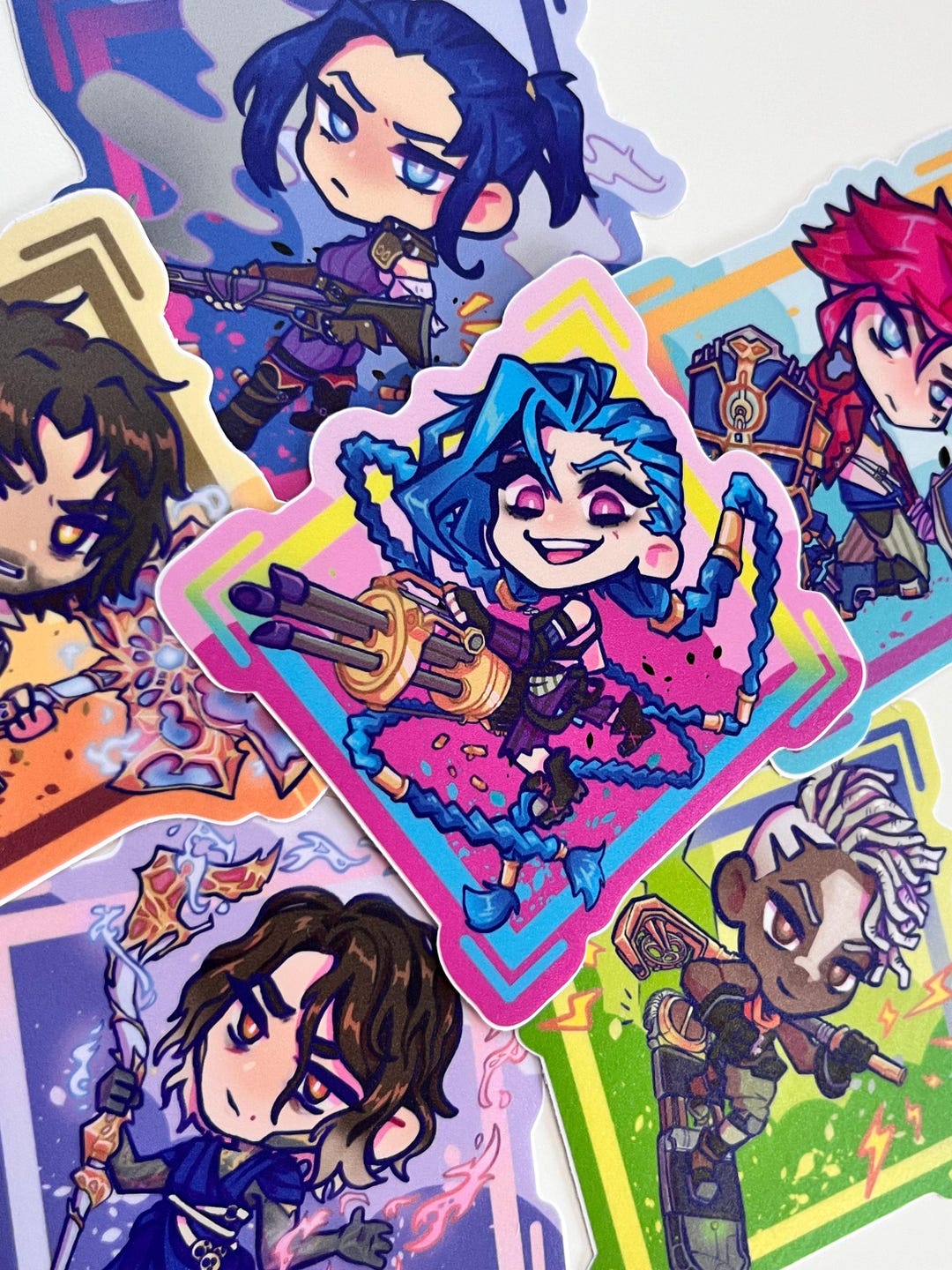 Arcane League of Legends 4inch Vinyl Car Decal Sticker - Jinx, Vi ...