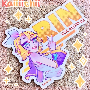 Vocaloid Rin Kagamine Len Kagamine Vinyl Sticker Car Decal - Etsy