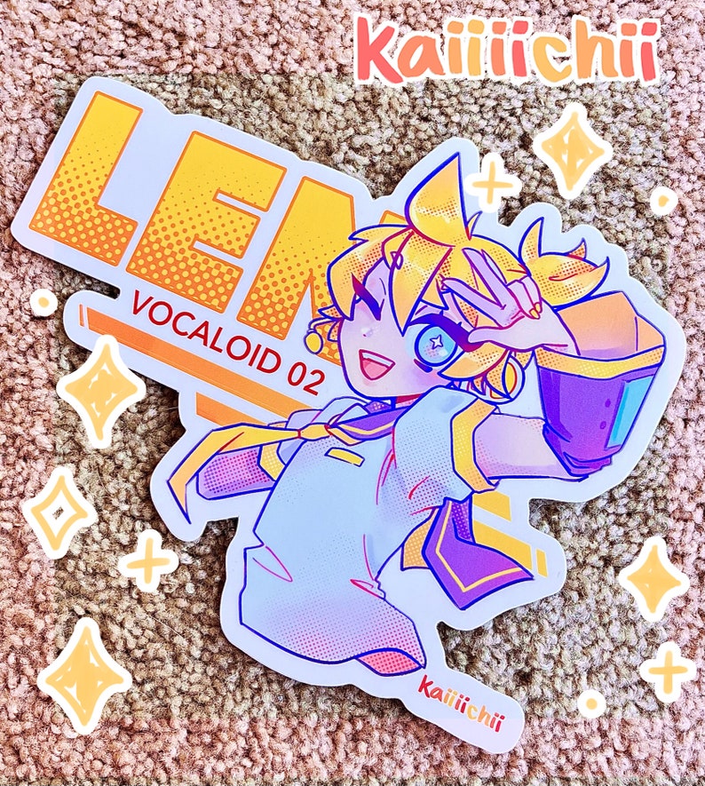 Vocaloid Rin Kagamine Len Kagamine Vinyl Sticker Car Decal - Etsy