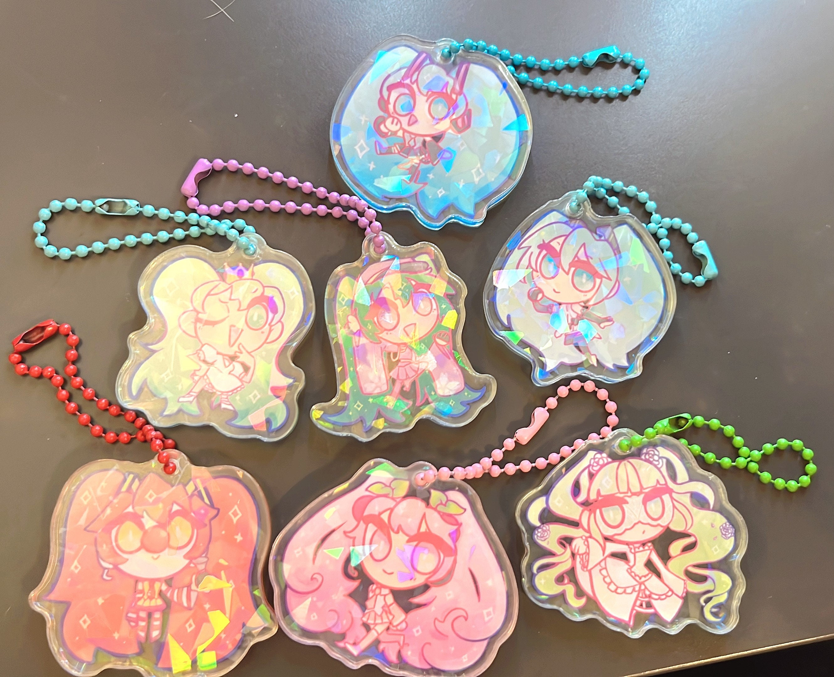 Mystery Miku Gacha Acrylic Charms Keychains - Etsy